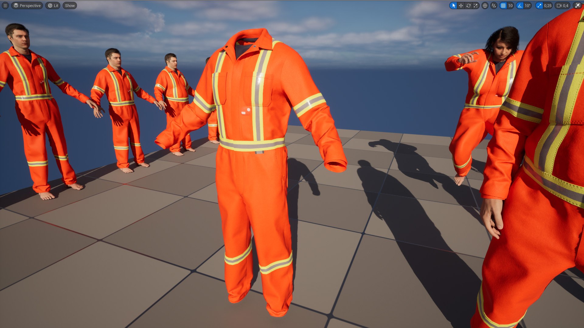 3D Mining Suit 96 - All MH Bodies UE5 Skeletons - Rigged Model ...