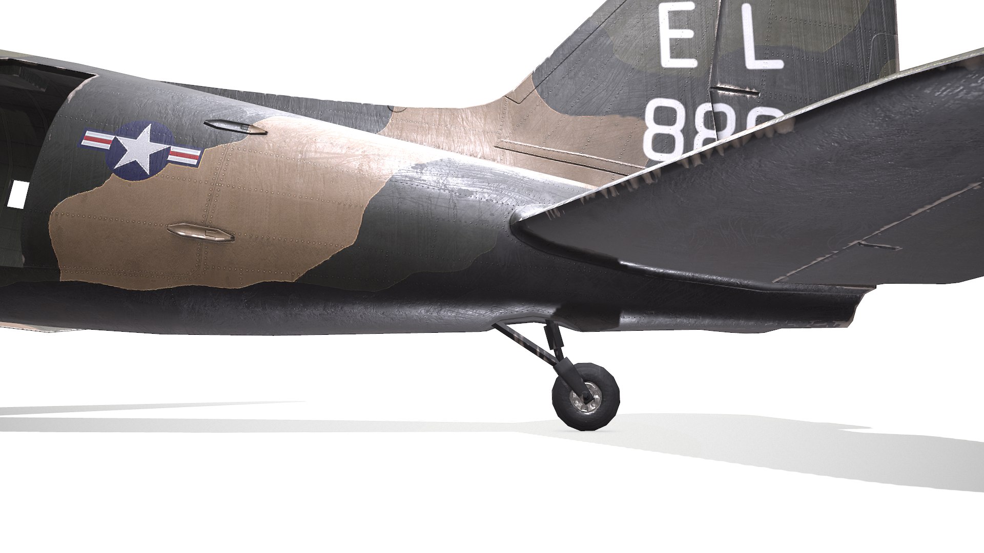 Douglas AC-47 Spooky Gunship Low-poly PBR 3D - TurboSquid 2040195