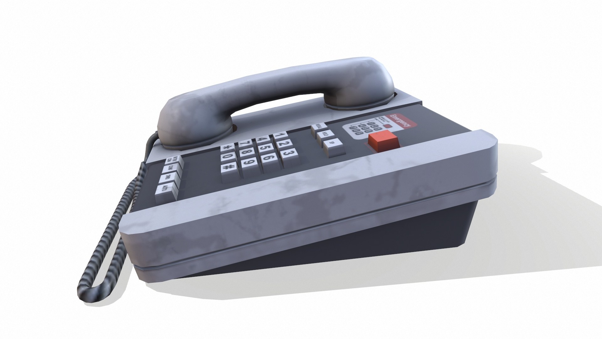 3D Land Line Phone Model - TurboSquid 2308302
