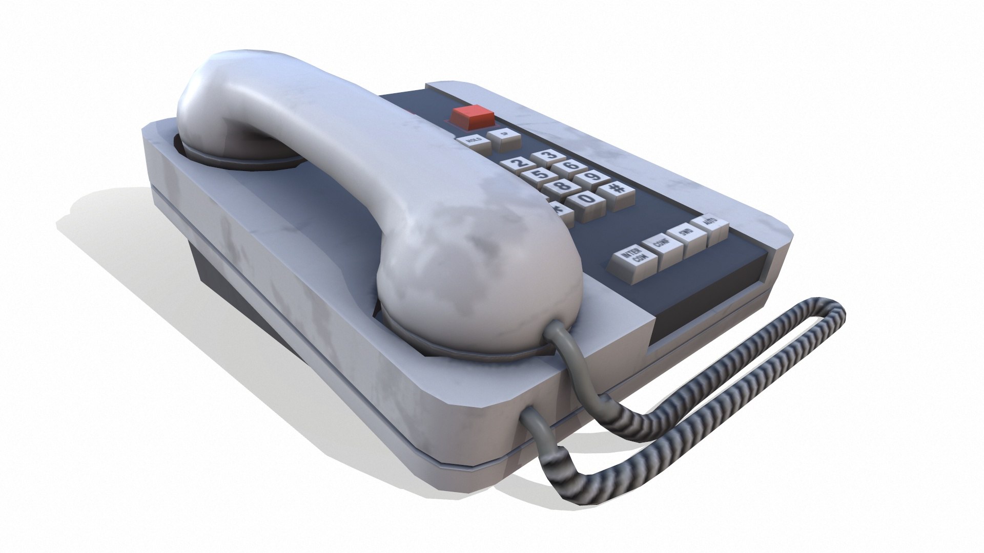 3D Land Line Phone Model - TurboSquid 2308302
