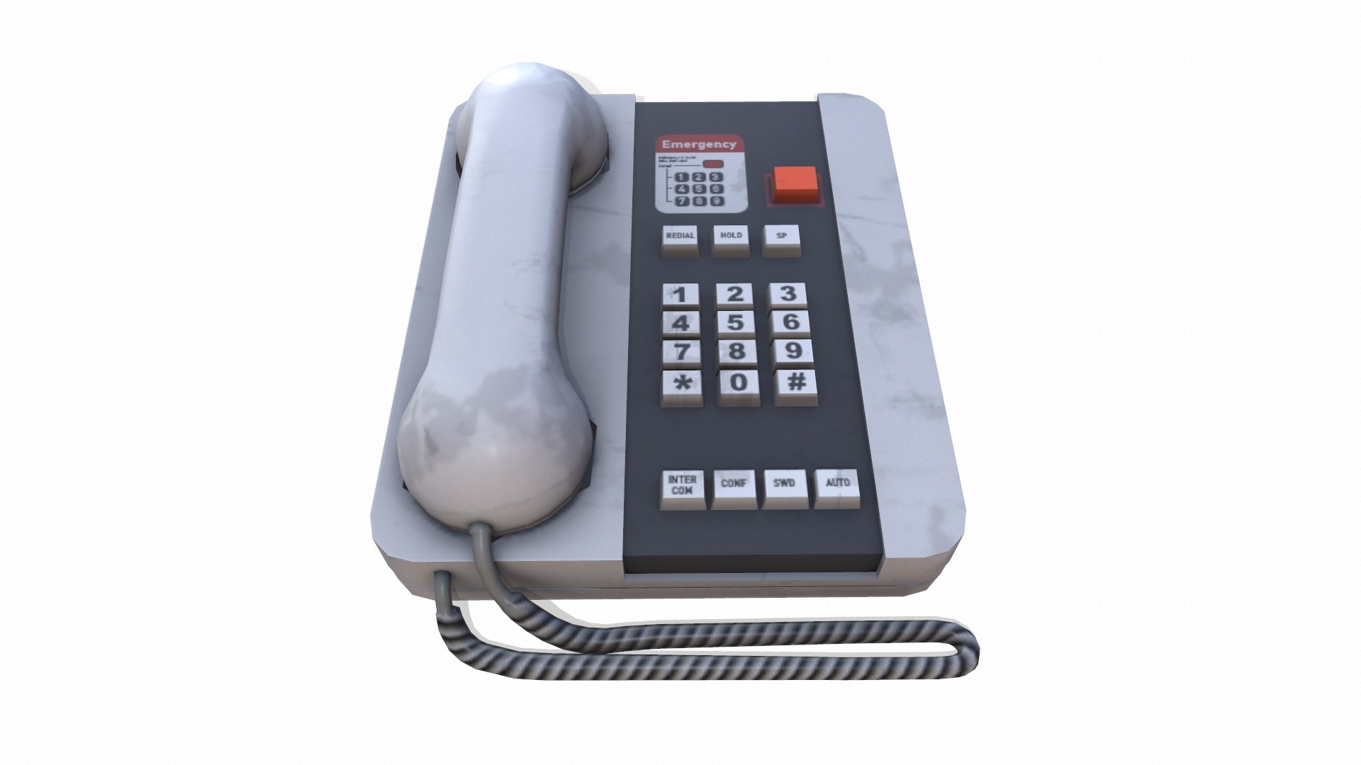 3D Land Line Phone Model - TurboSquid 2308302