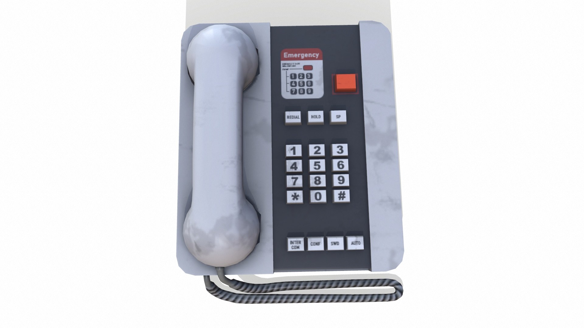 3D Land Line Phone Model - TurboSquid 2308302