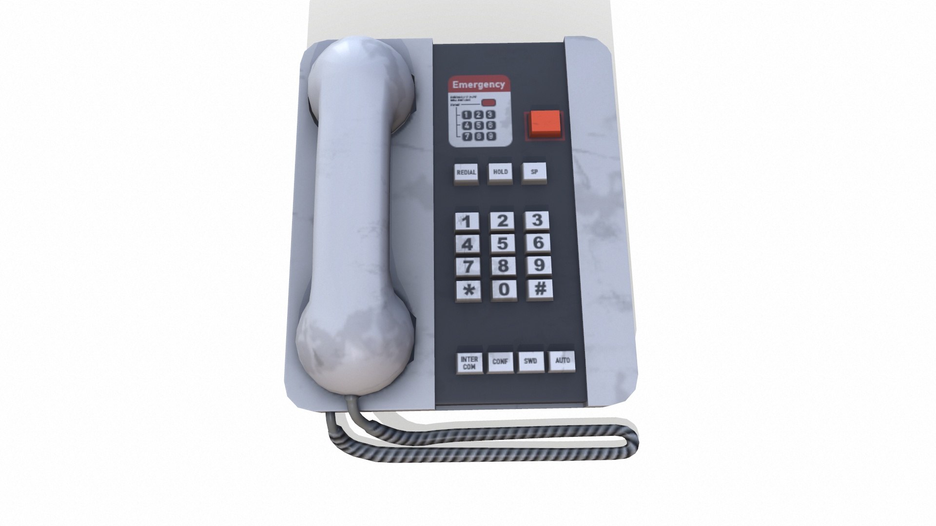 3D Land Line Phone Model - TurboSquid 2308302