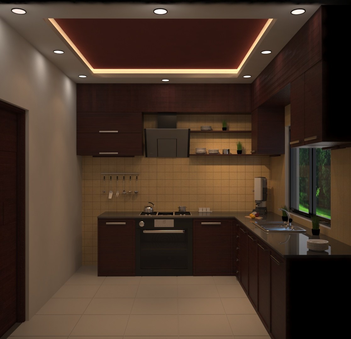 Kitchen Interior Model - TurboSquid 1376577