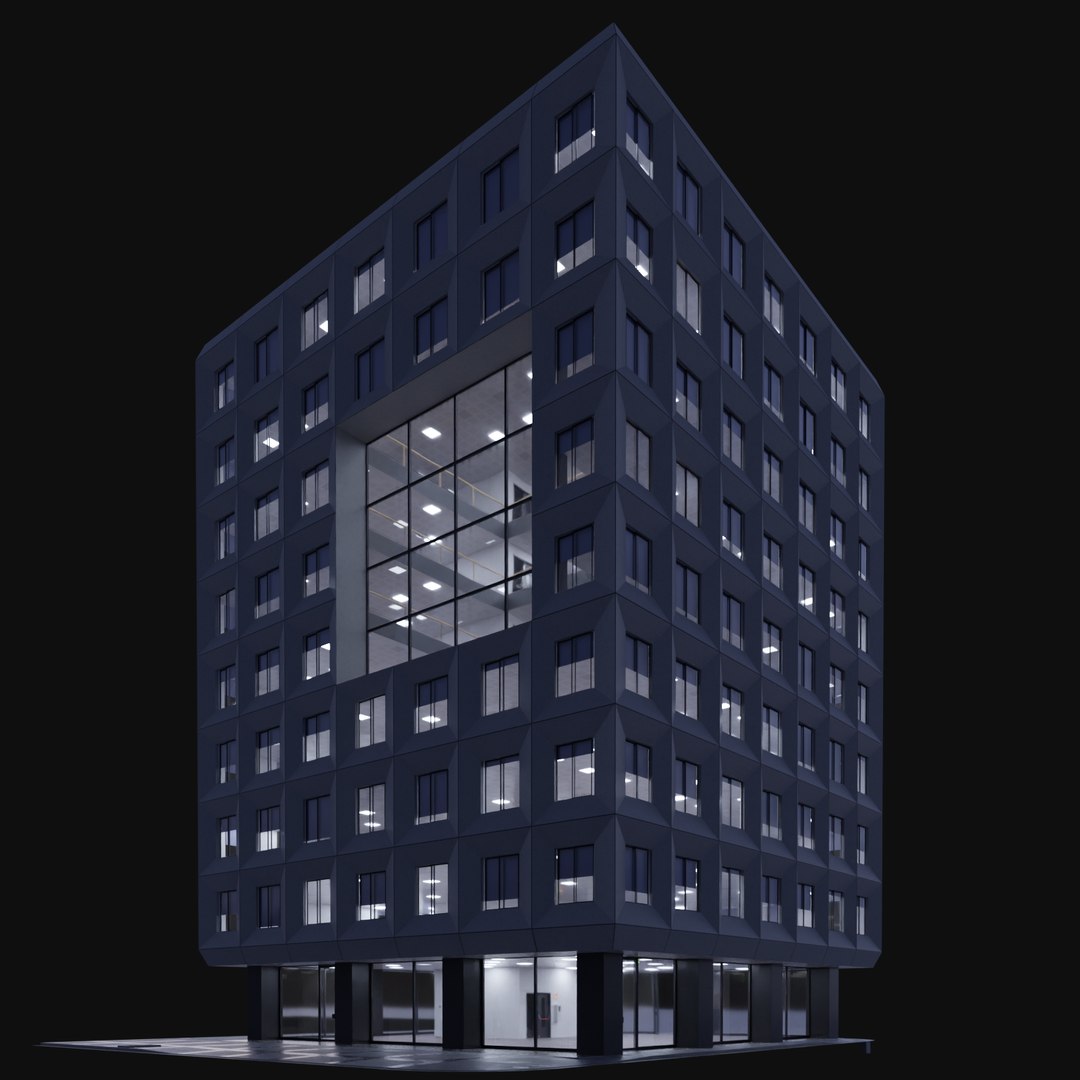 Asian In-Out Building C38 3D - TurboSquid 2125077