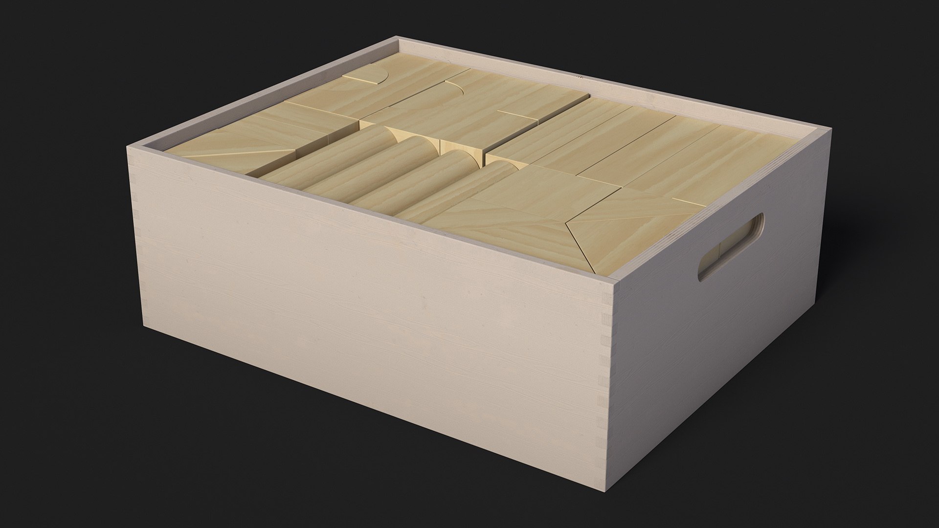 3D Model Wooden Constructor In Box - TurboSquid 2243936