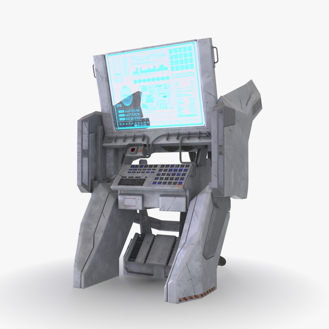 3d Model Console Sci-fi
