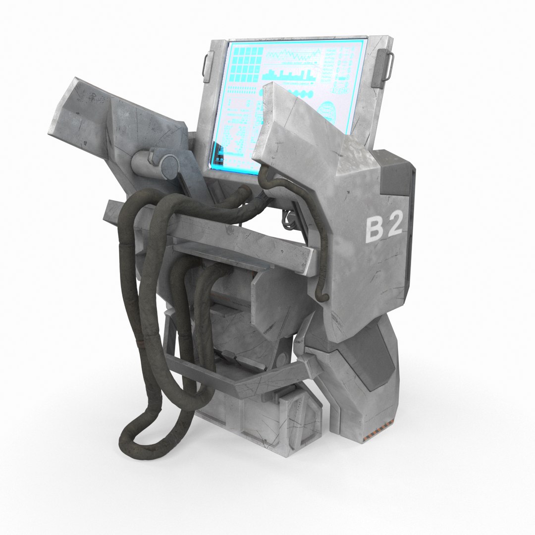 3d Model Console Sci-fi