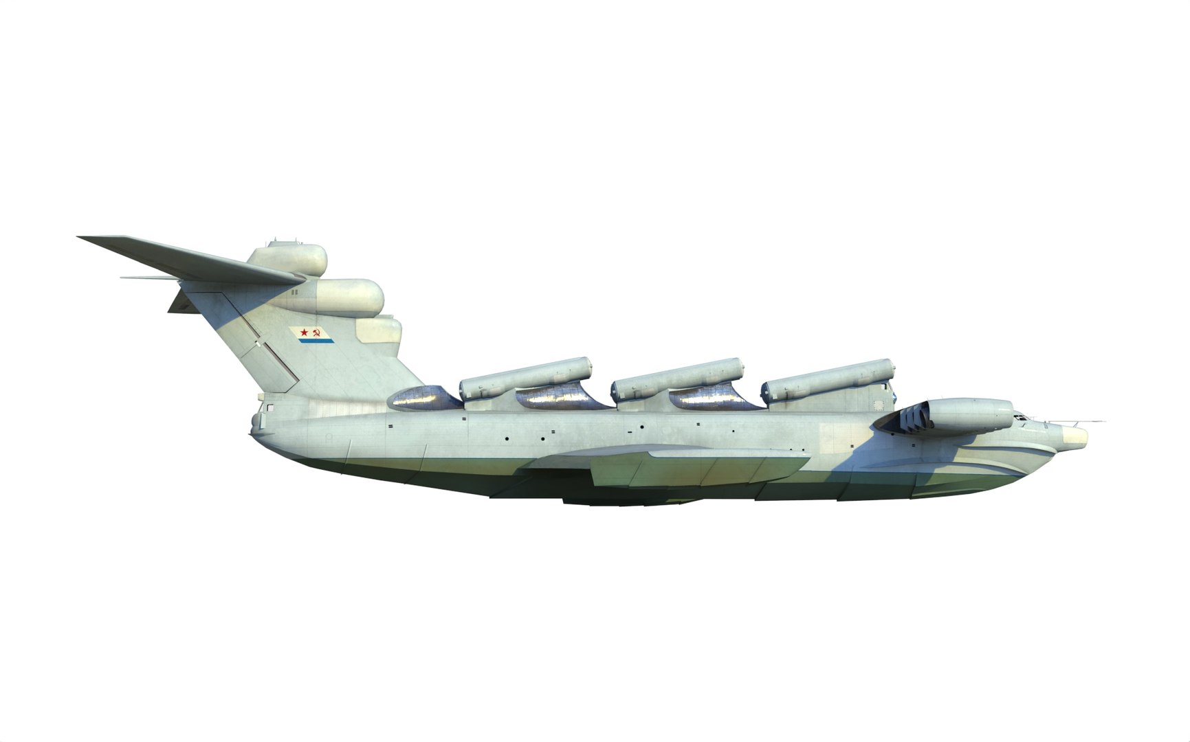 Lun Class Ekranoplan Project 903 Model - TurboSquid 2185019