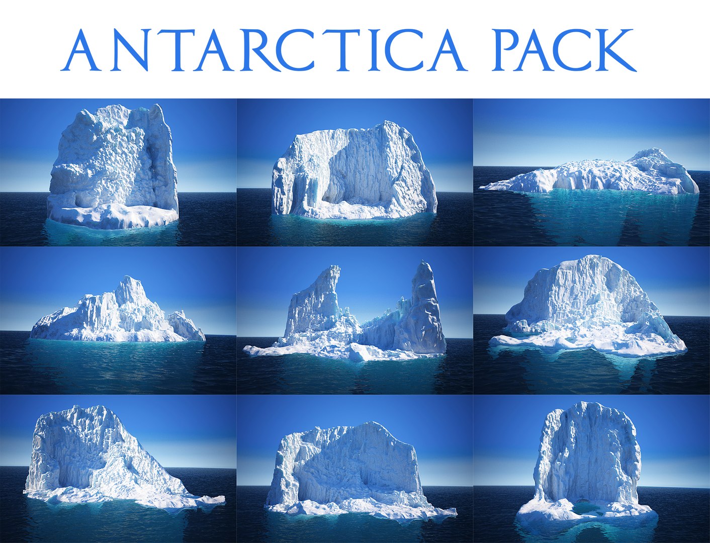 3D Antarctica Pack 9 - TurboSquid 1169661