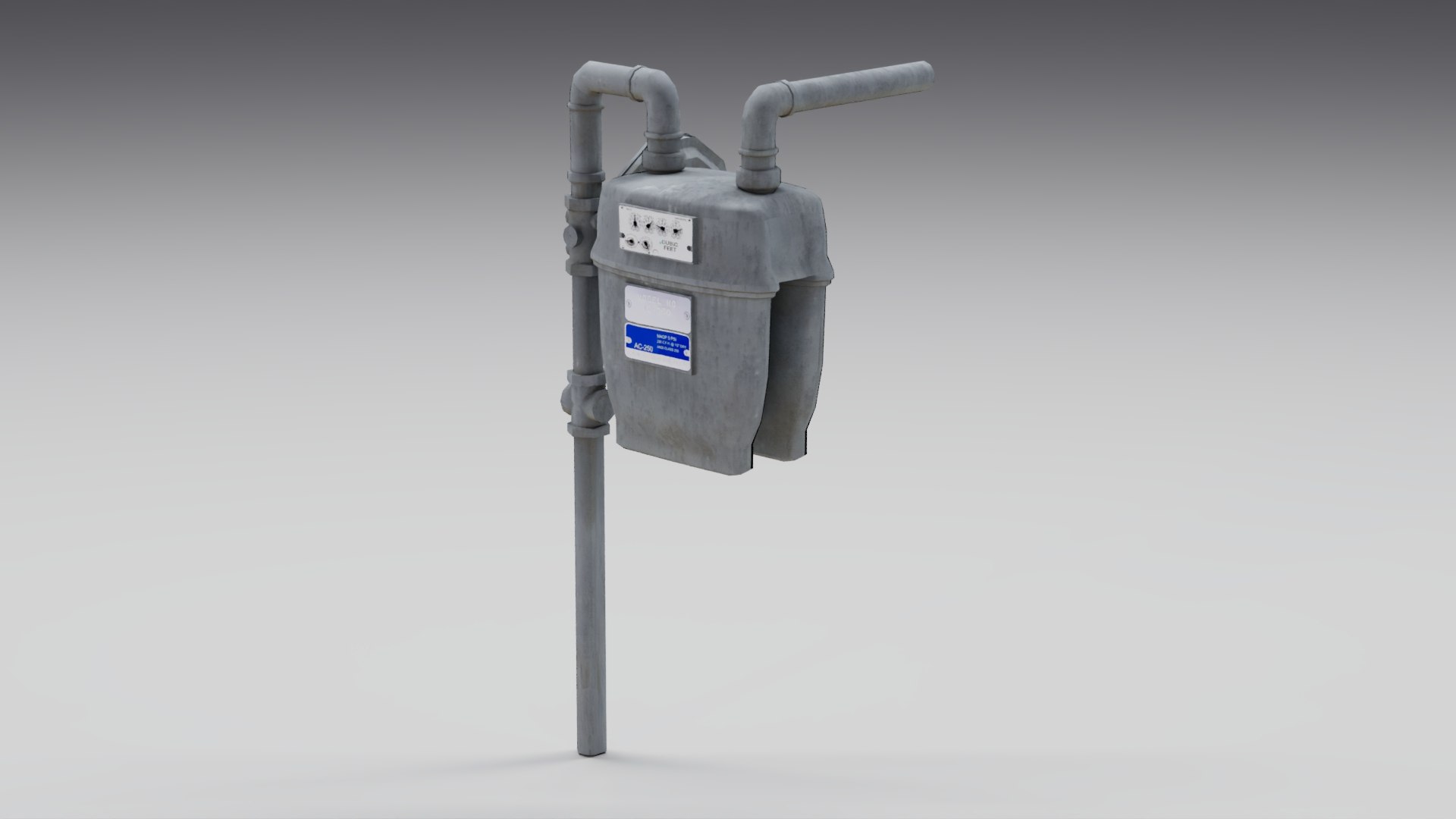 Gas Meter Model - TurboSquid 2392135