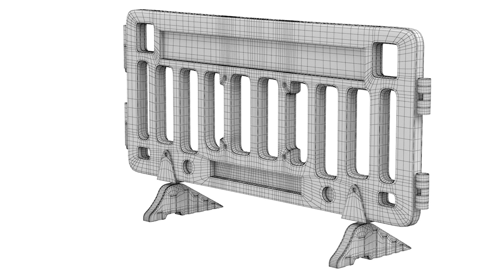 Traffic barrier 3D model - TurboSquid 1381218