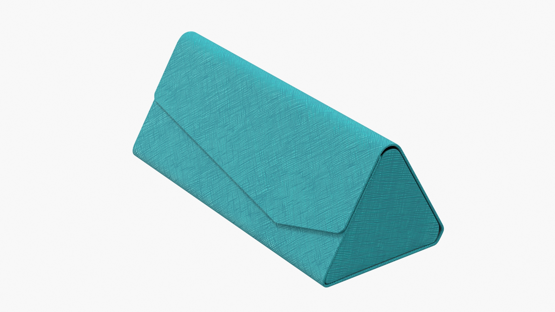 Triangular Glasses Case Turquoise 3D Model - TurboSquid 2426093