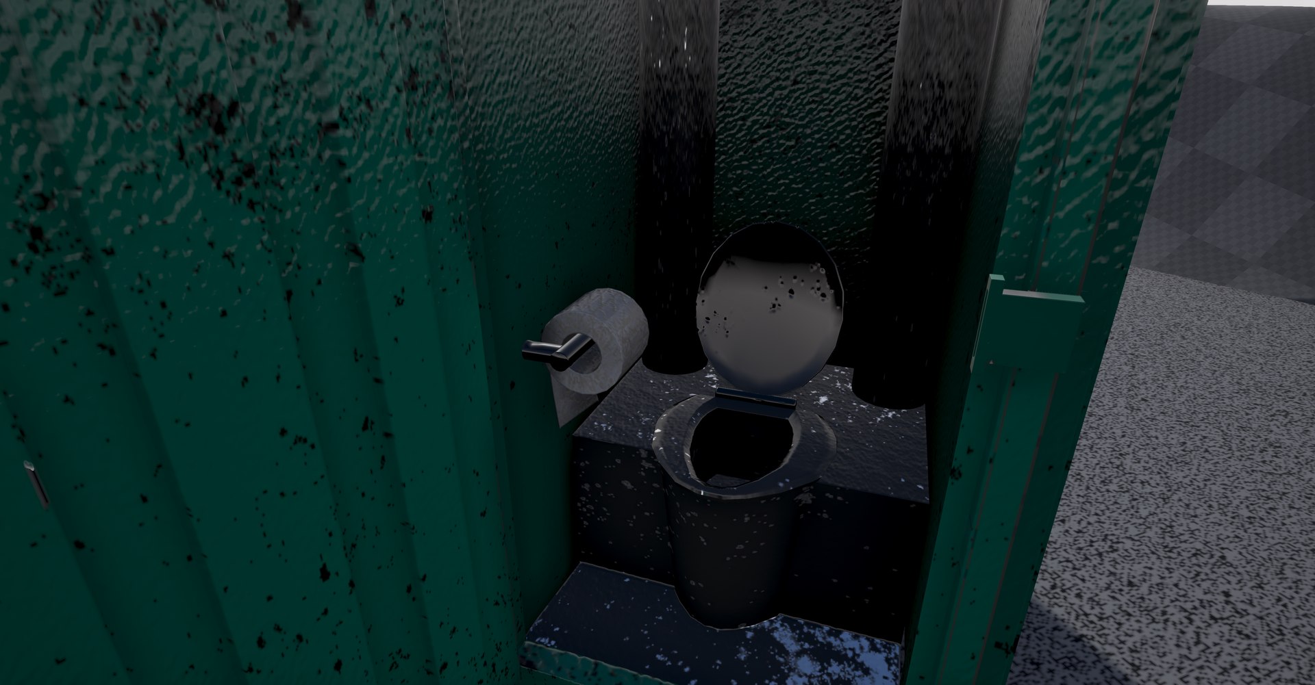 3d Model Porta-potty Portapotty Porta