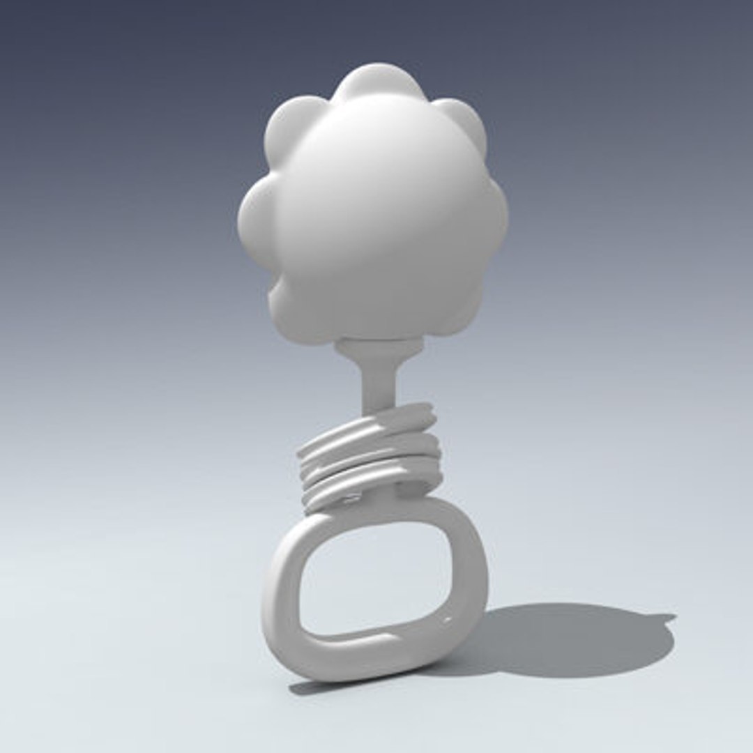 3d Baby Rattle Model