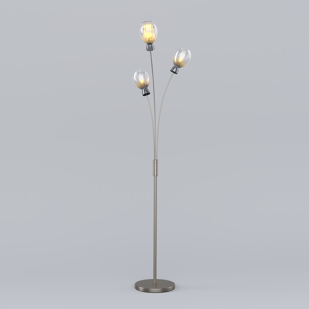 Sylvia Glass Floor Lamp 3D Model - TurboSquid 2313679