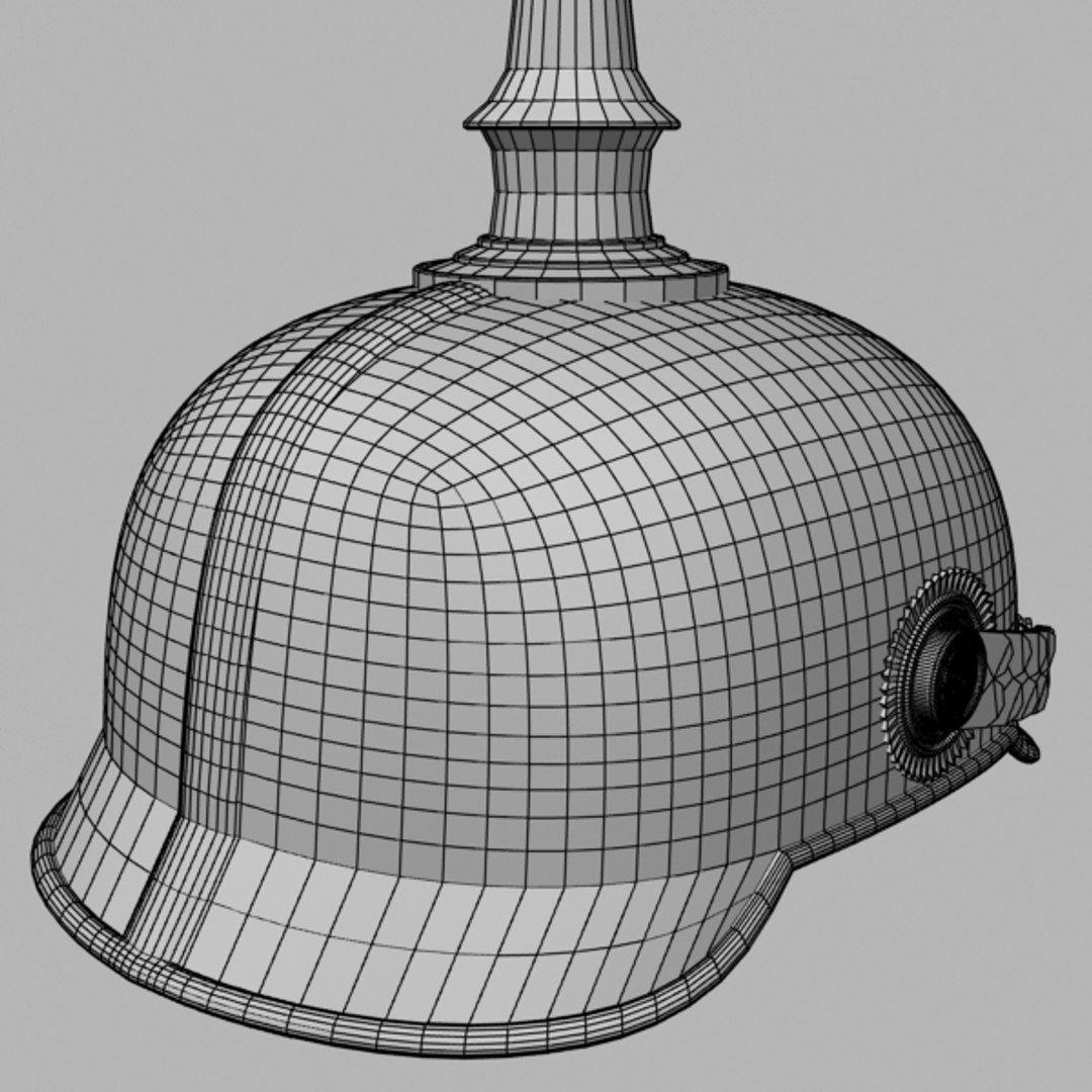 Prussian Helmet 3d Model