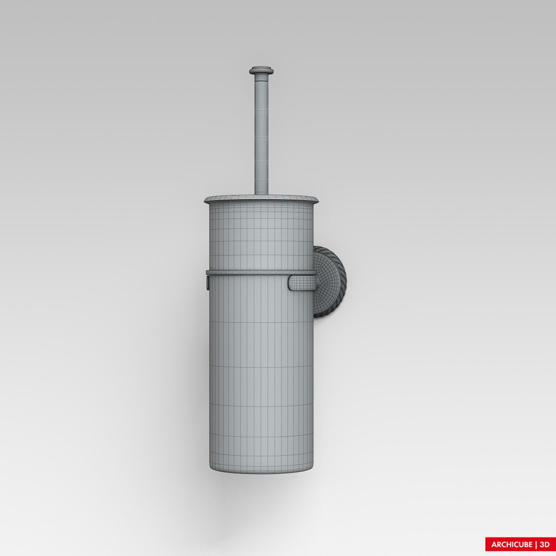 3d Brush Holder Model