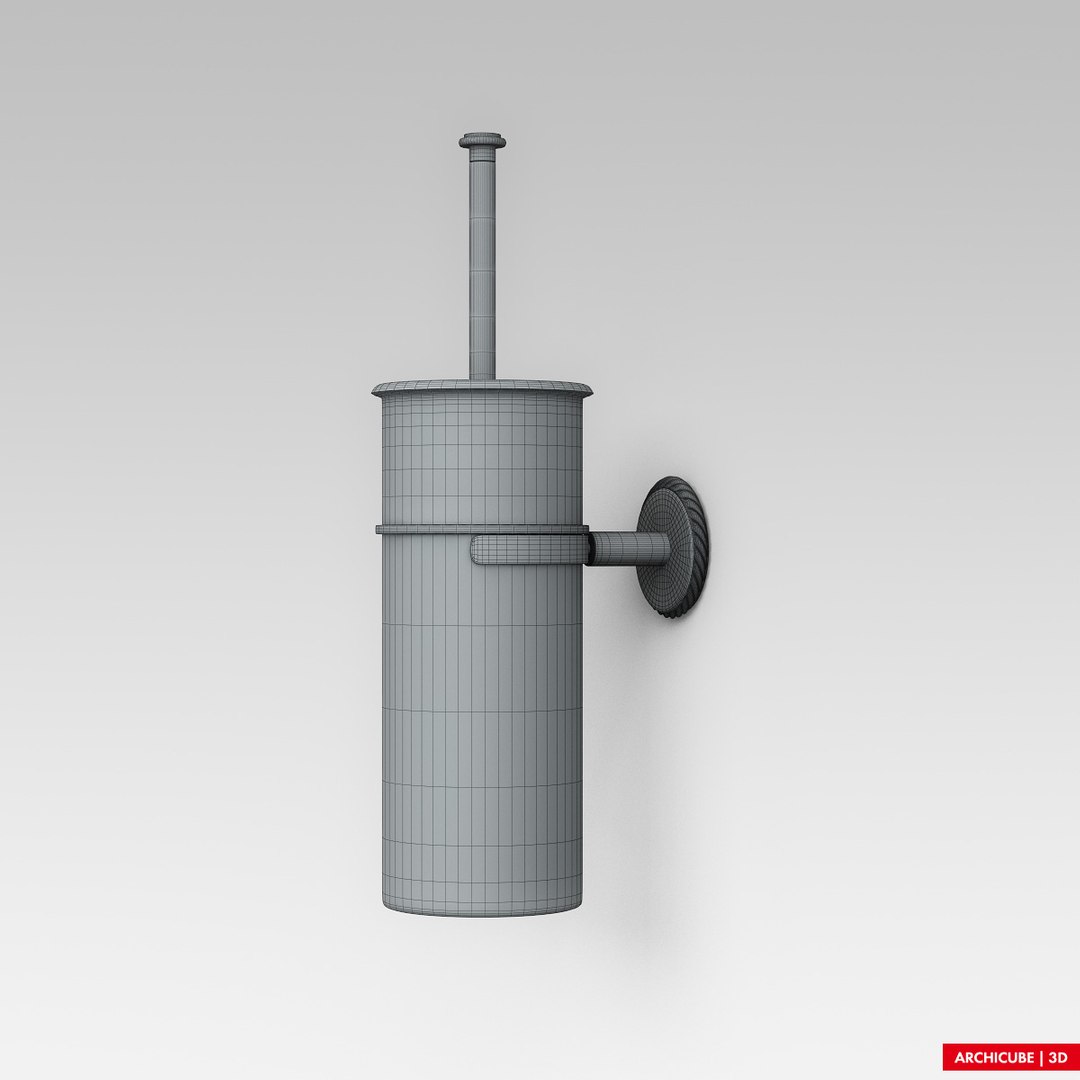 3d Brush Holder Model