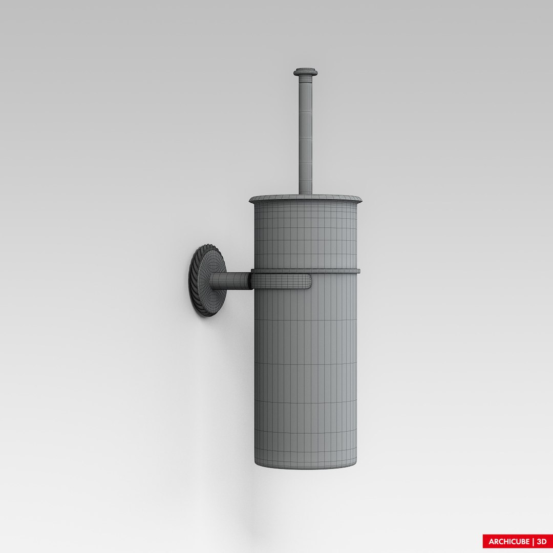 3d Brush Holder Model