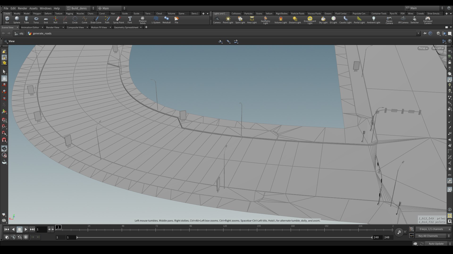 Houdini city roads generator 3D - TurboSquid 1607927