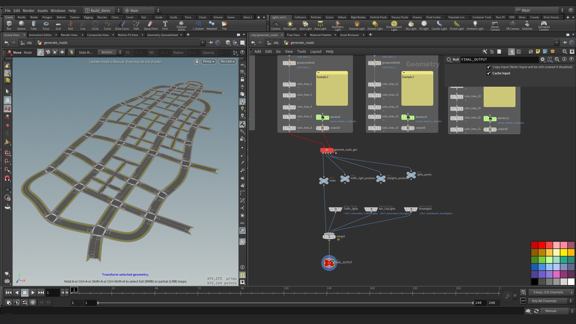 Houdini City Roads Generator 3D - TurboSquid 1607927