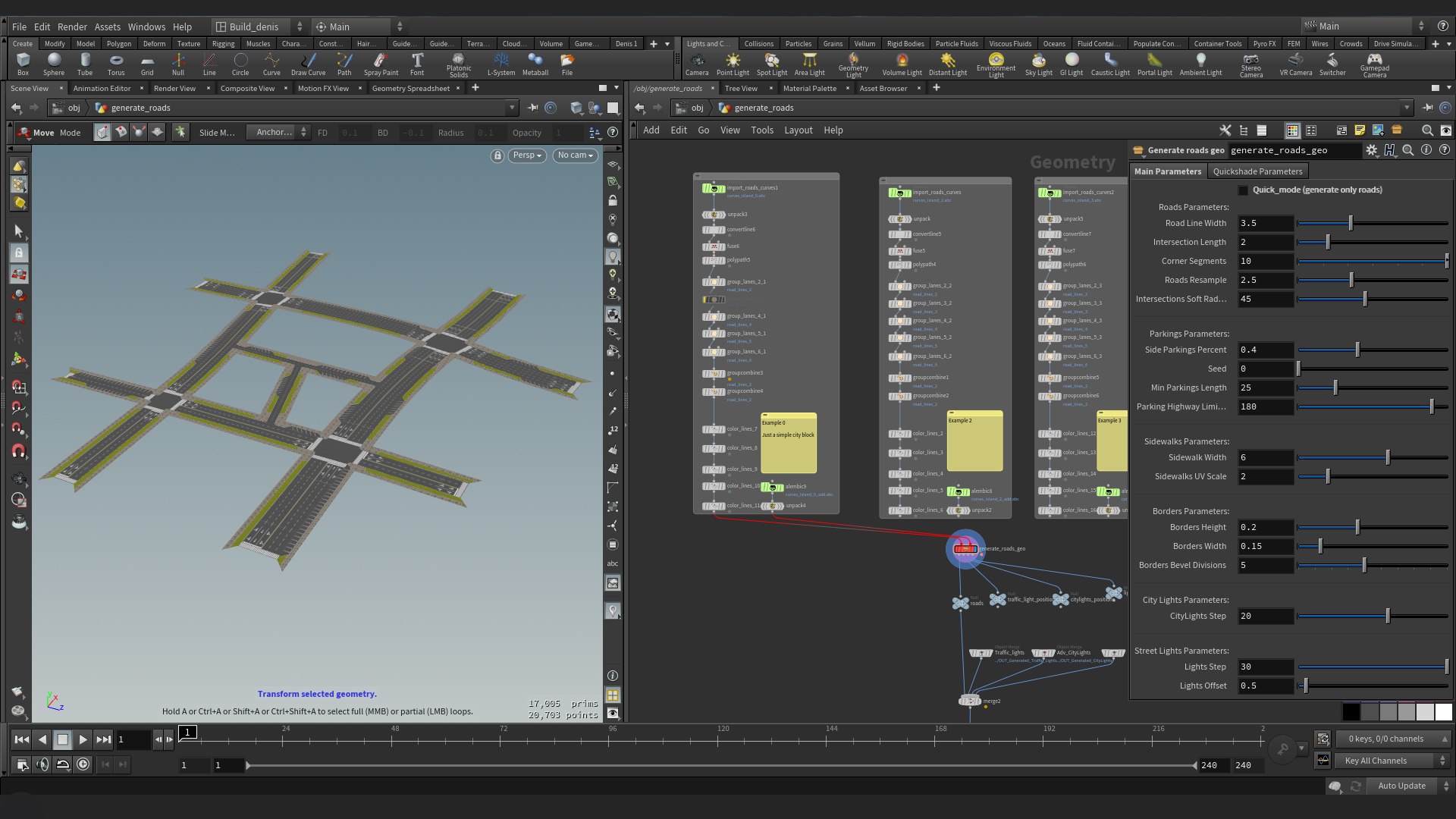 Houdini City Roads Generator 3D - TurboSquid 1607927
