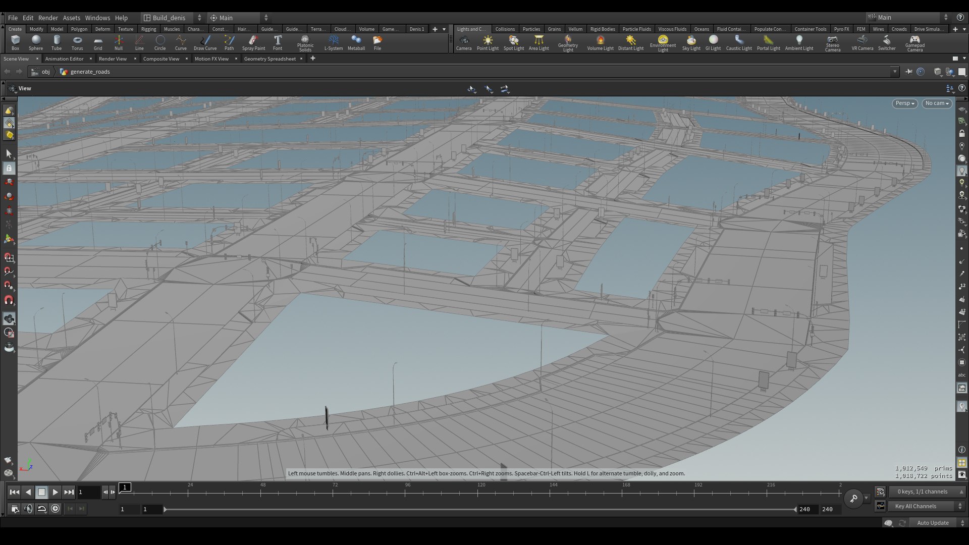 Houdini city roads generator 3D - TurboSquid 1607927