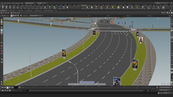 Houdini city roads generator 3D - TurboSquid 1607927