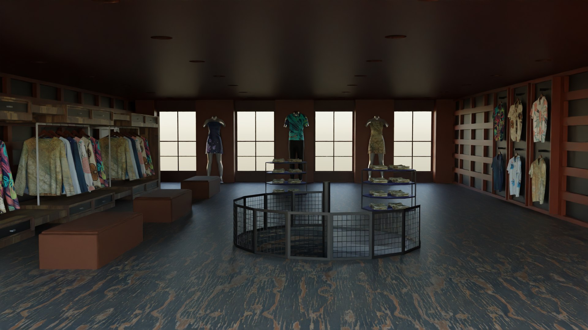 Clothing Store Interior 3D Model - TurboSquid 2157403