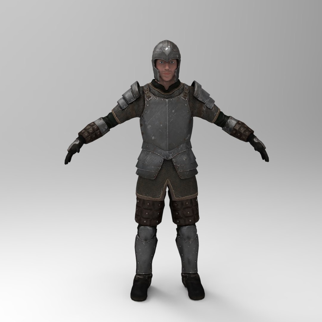 3d Knight Games - Iron Armor