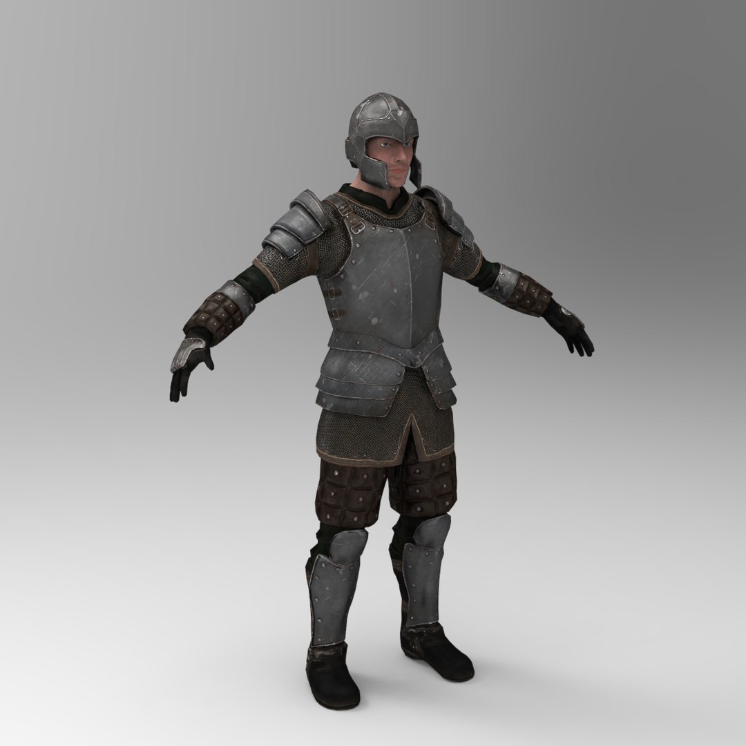 3d Knight Games - Iron Armor