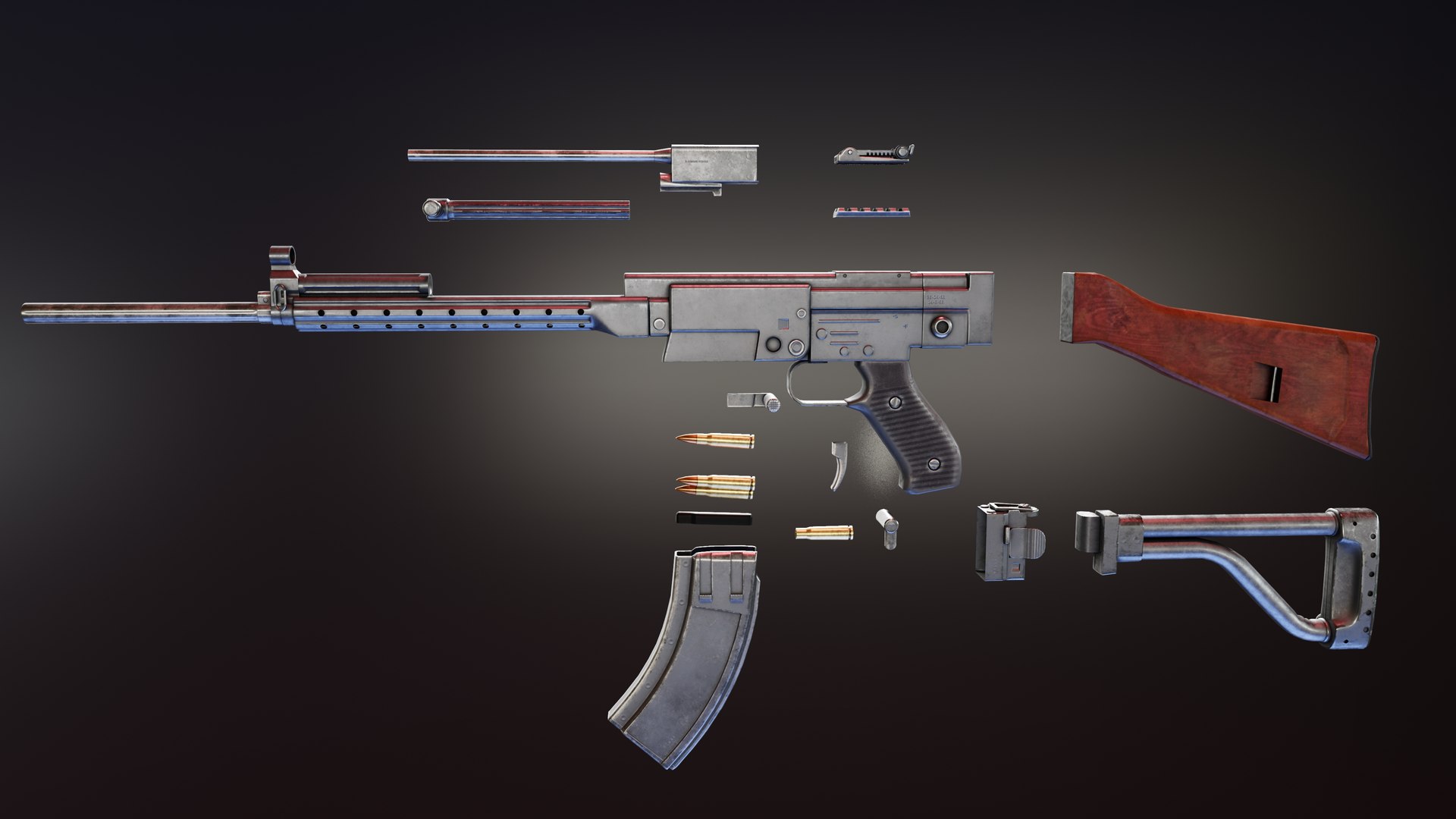 NDR Rifle 3D Model - TurboSquid 1933769
