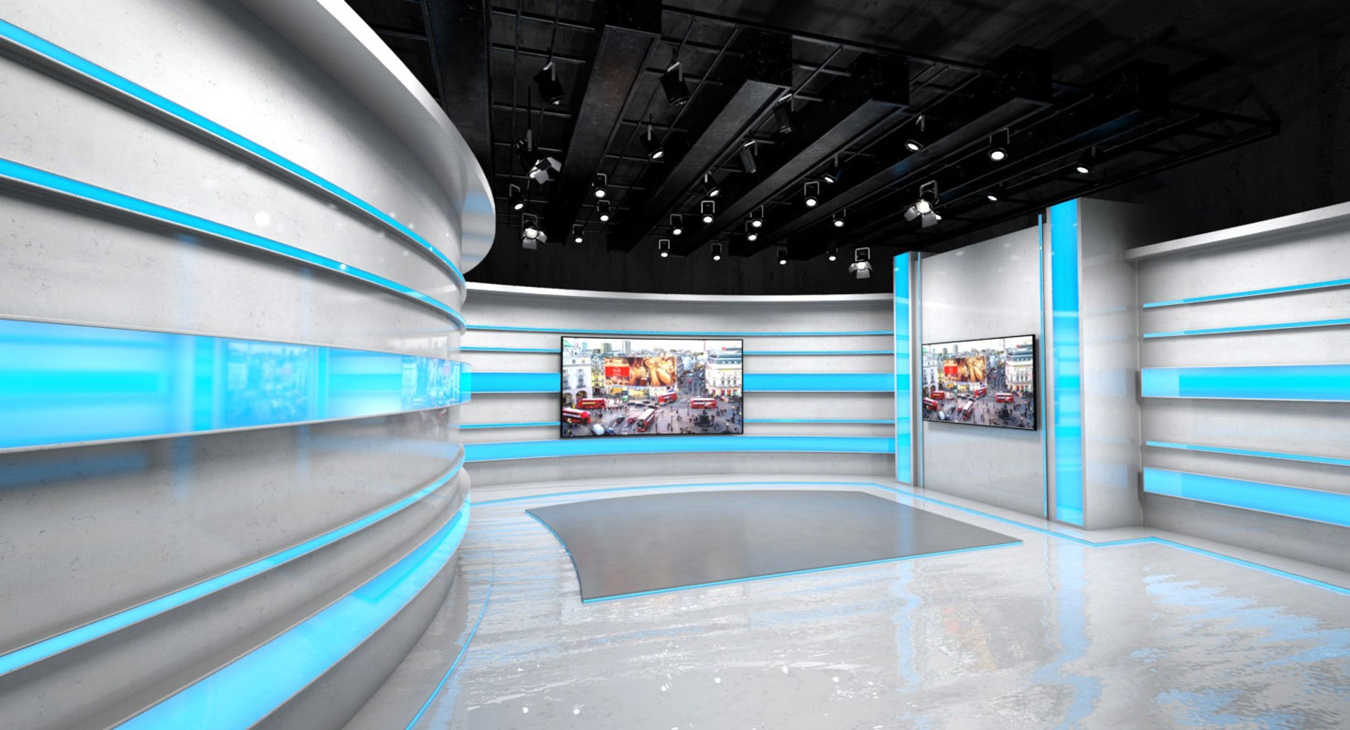 Virtual Set Studio 3D Model - TurboSquid 1390308