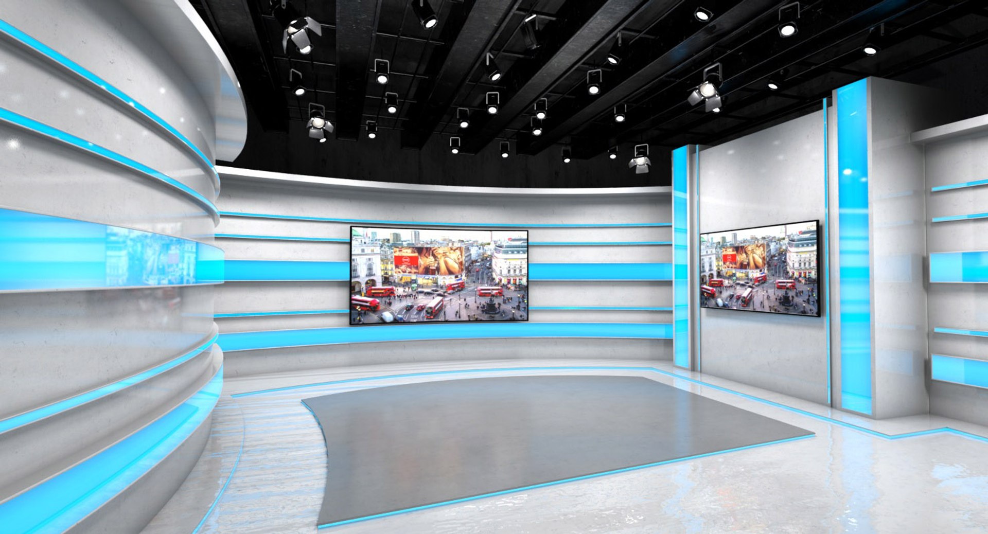 Virtual Set Studio 3D Model - TurboSquid 1390308