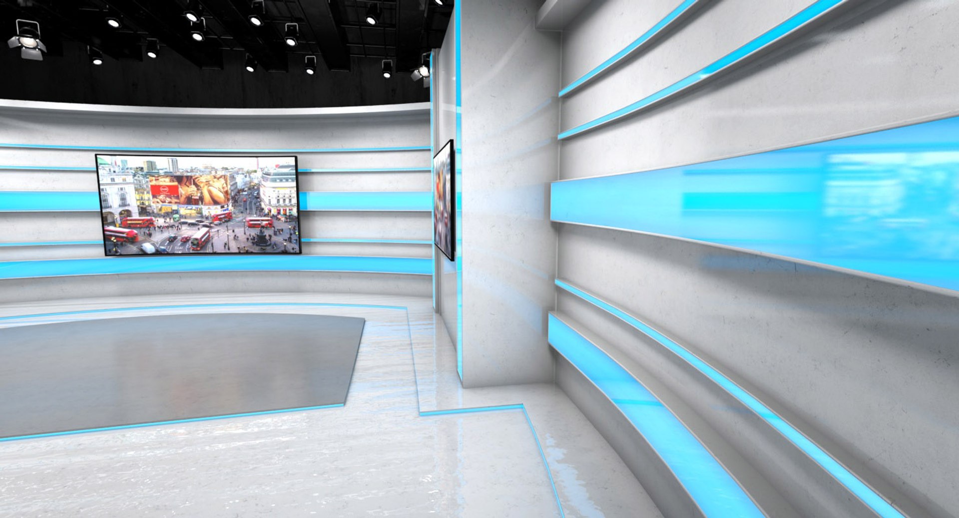 Virtual Set Studio 3D Model - TurboSquid 1390308