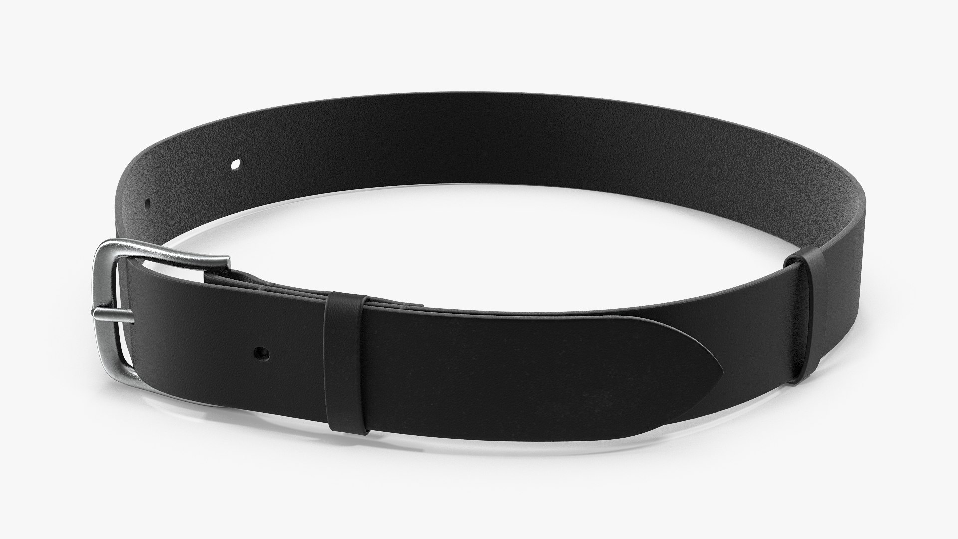 3D Mens Leather Belt Buckle Model - TurboSquid 1456320