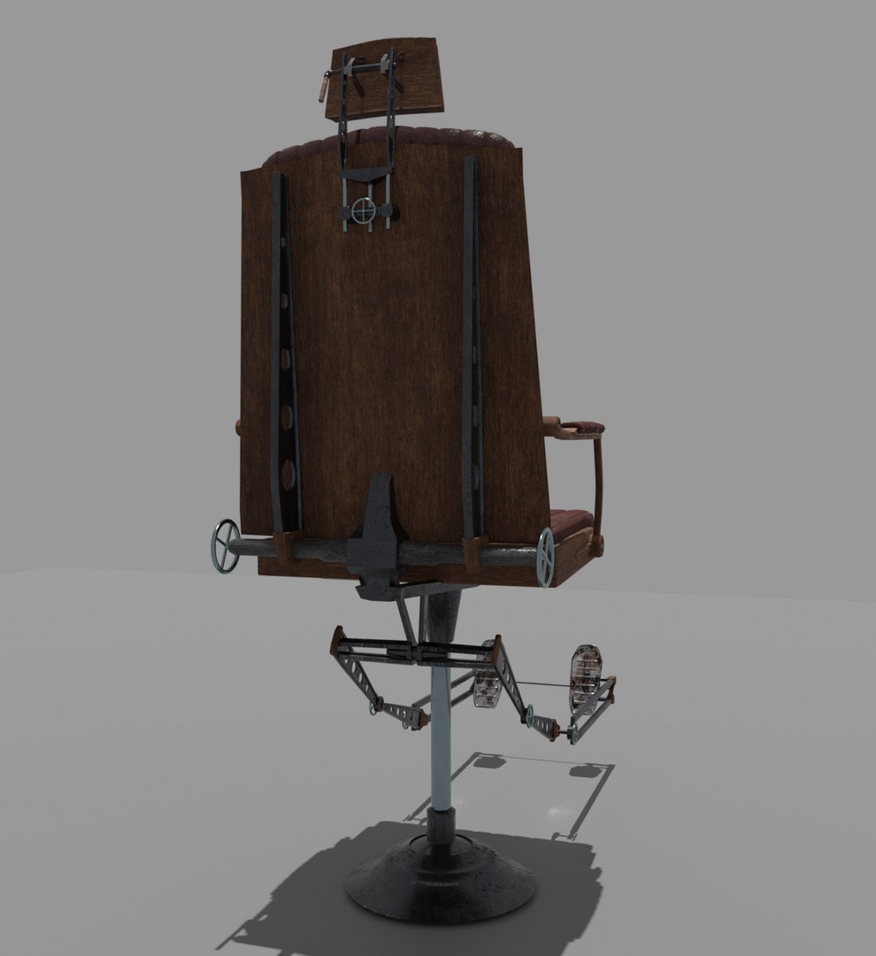 Steampunk Chair Low-poly Model - TurboSquid 1786906