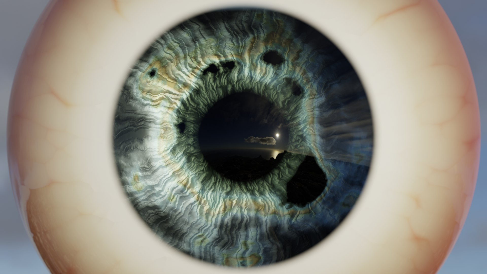 Procedural Eyeball 3D - TurboSquid 1819400