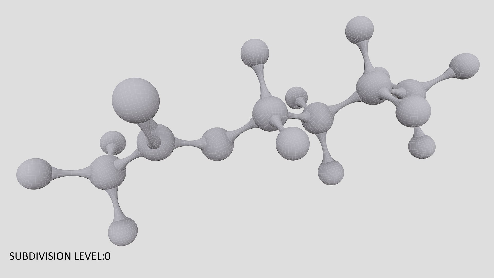 3D Model Butyl Acetate Molecule With PBR 4K 8K - TurboSquid 1942396