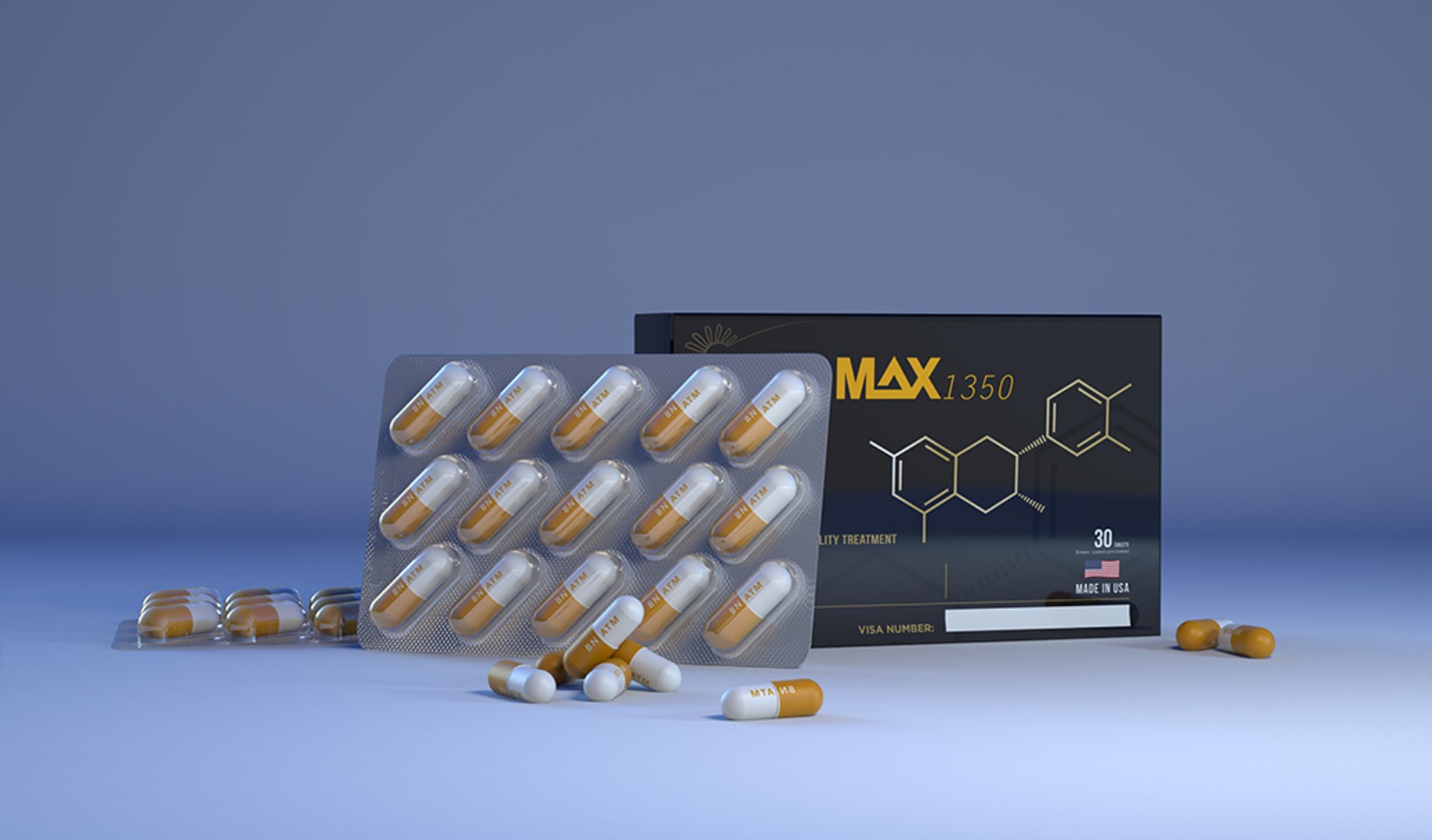 3d model blister packs medical