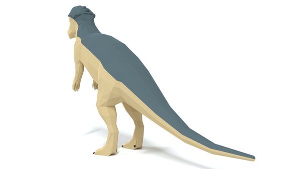 modelo 3d Dinosaurio Pachycephalosaurus de dibujos animados de Low Poly ...