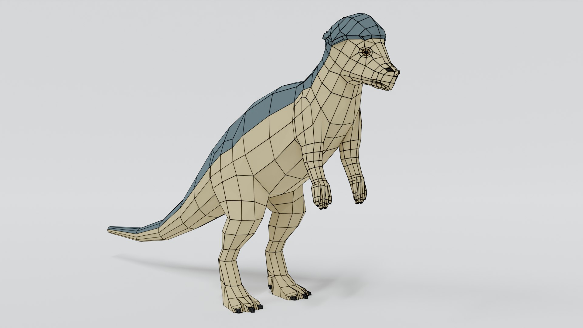 Low Poly Cartoon Pachycephalosaurus Dinosaur 3D Model - TurboSquid 1782692