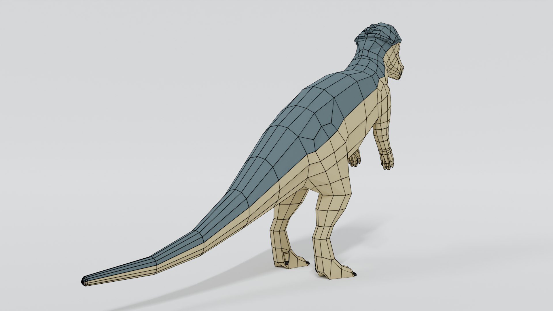Low Poly Cartoon Pachycephalosaurus Dinosaur 3D Model - TurboSquid 1782692