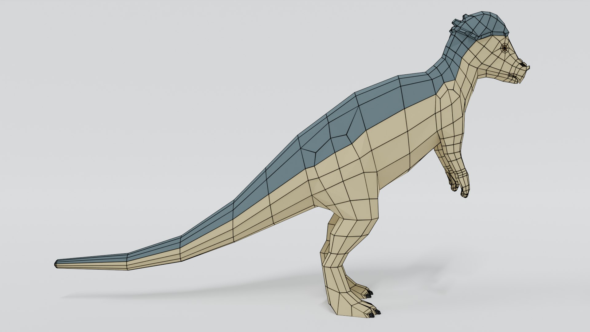 Low Poly Cartoon Pachycephalosaurus Dinosaur 3D Model - TurboSquid 1782692