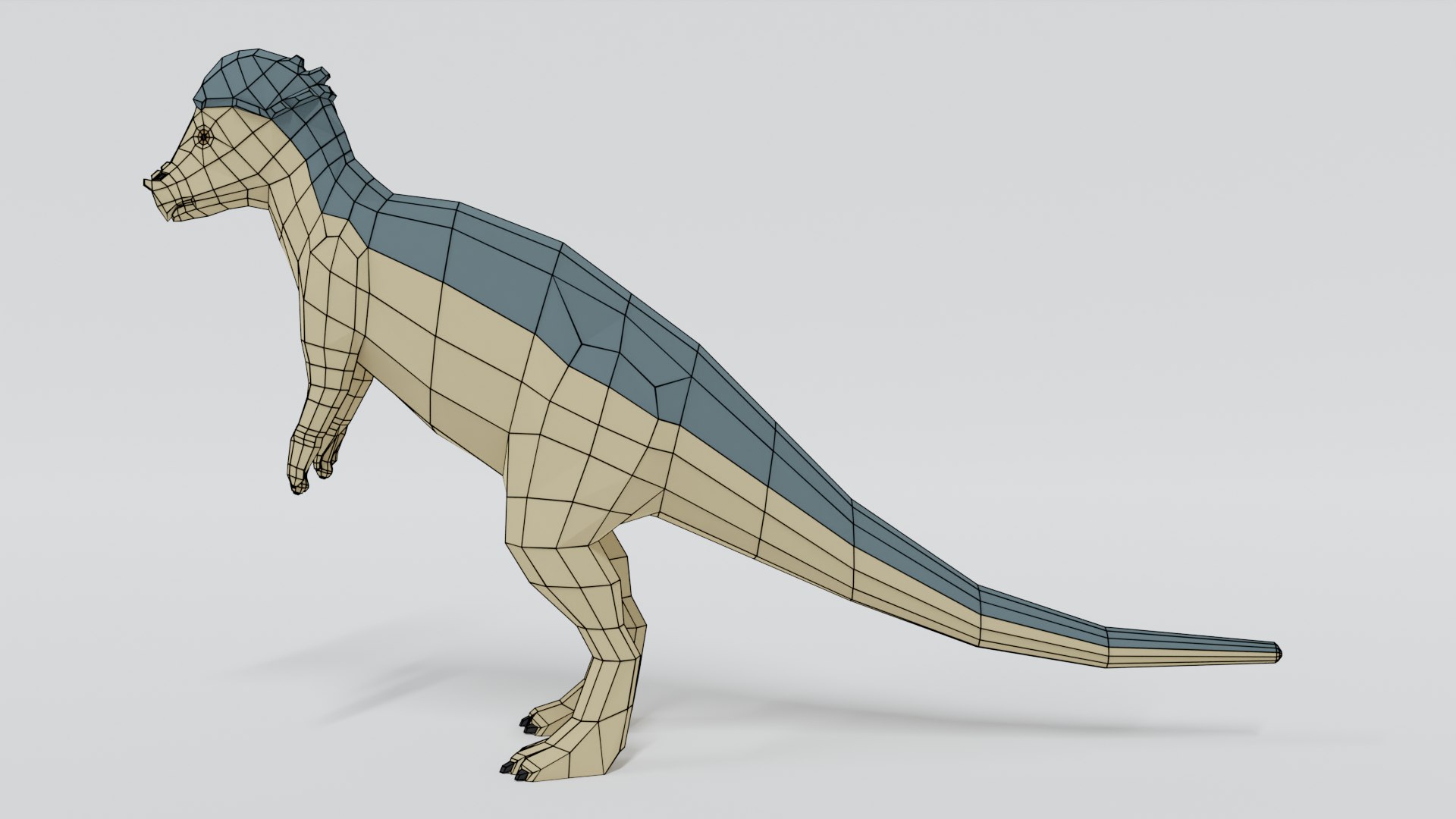 Low Poly Cartoon Pachycephalosaurus Dinosaur 3D Model - TurboSquid 1782692