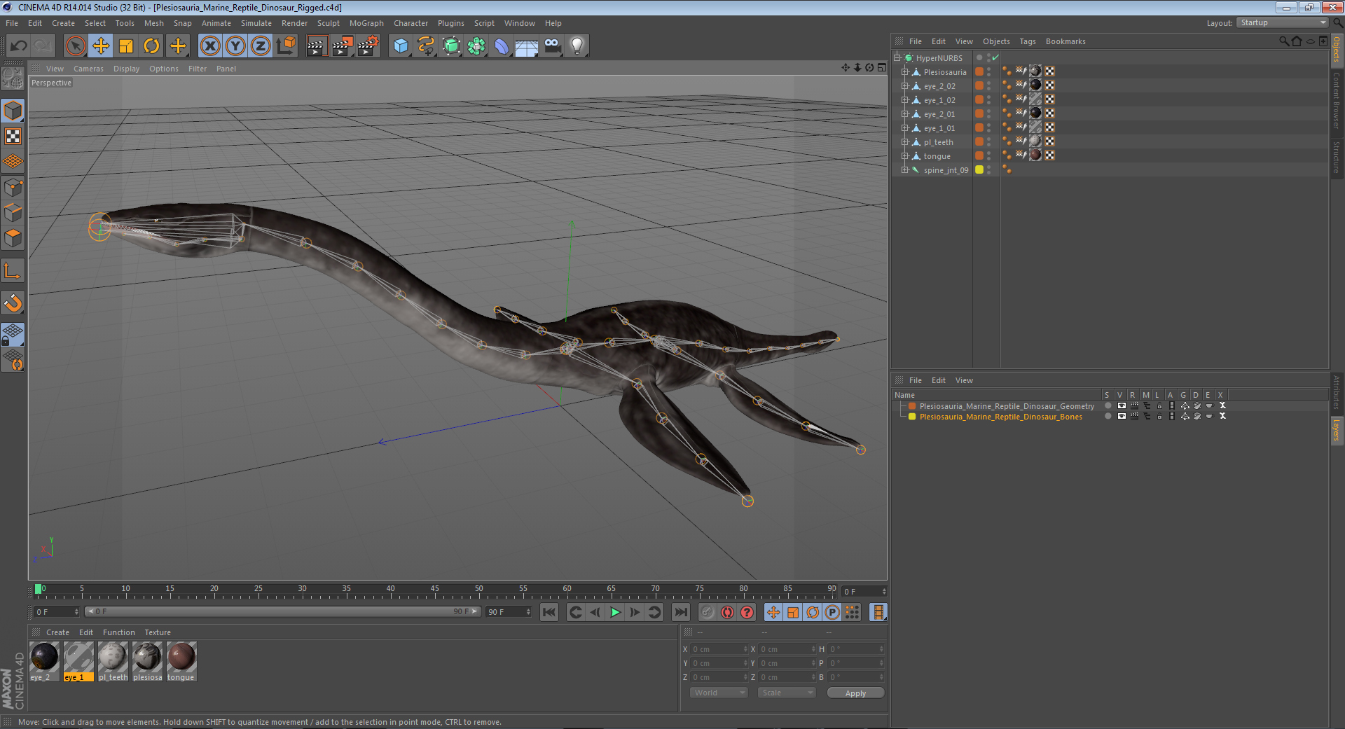 3D dinosaurs rigged - TurboSquid 1241763
