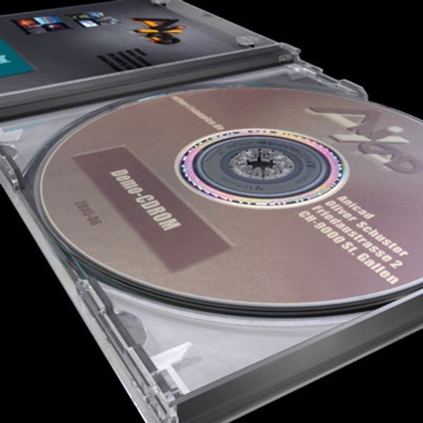 cd jewel 3d model