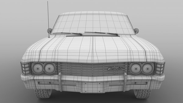 1967 chevrolet impala 3D model - TurboSquid 1412370