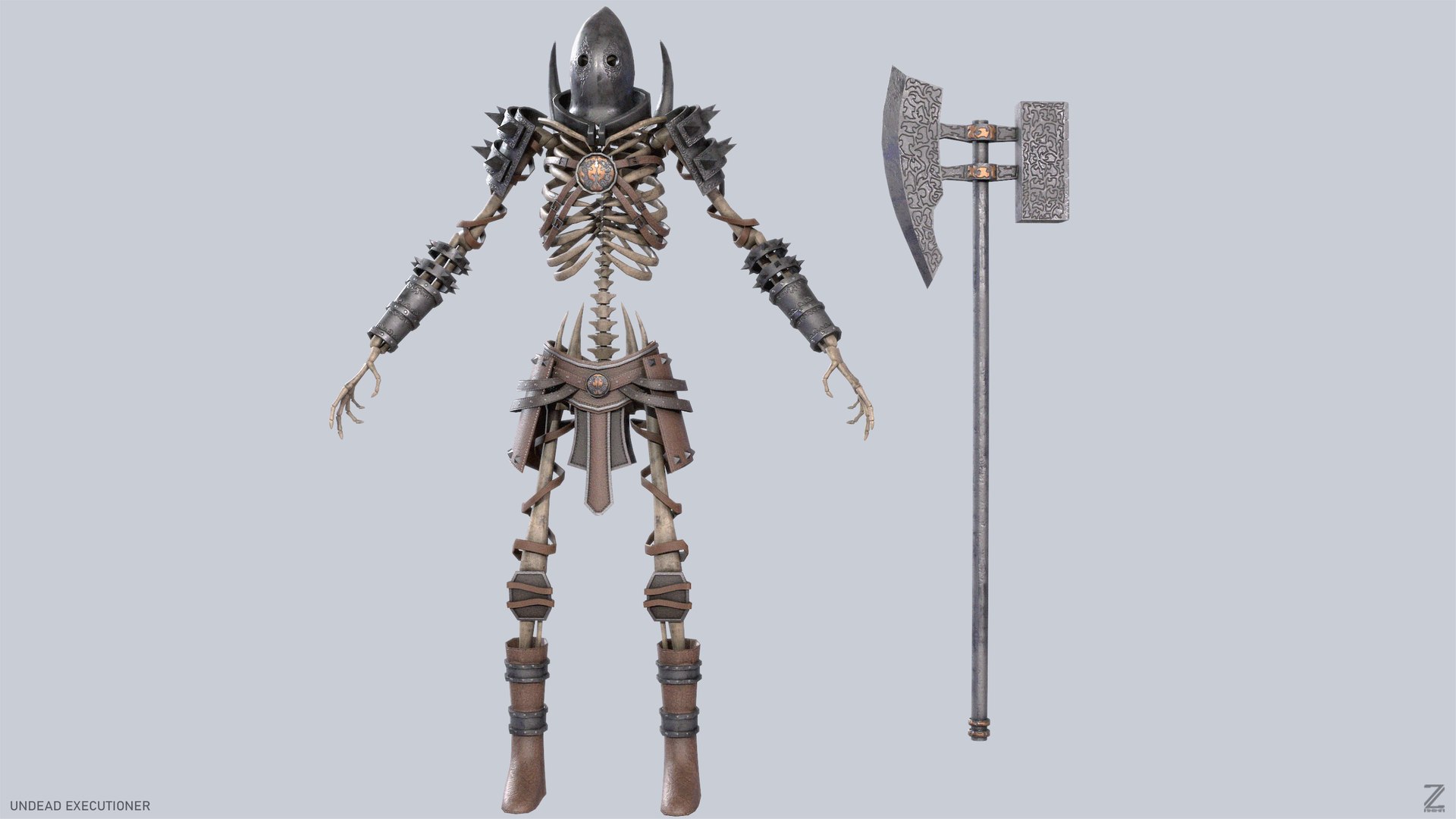 Undead Executioner Model - TurboSquid 2380968